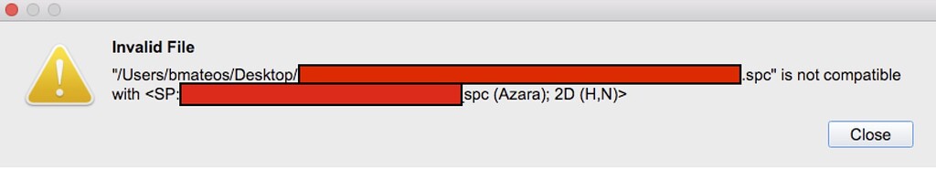 Error reading Azara (.spc) file in ccpnmr 3.1.0 when migrating from 3.0.4 - Analysis Version 3 ...